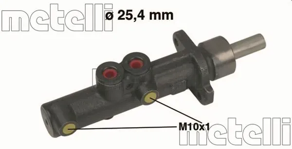 050473 Metelli головний гальмівний циліндр - купити онлайн в Україні