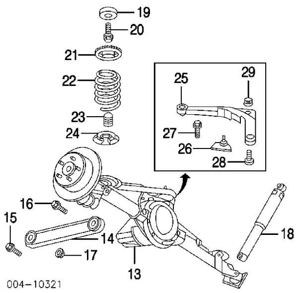 52088402AB Chrysler проставка (гумове кільце пружини задньої, нижня ...