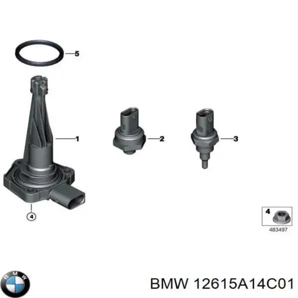 12615A14C01 BMW датчик рівня масла - купити онлайн в Україні
