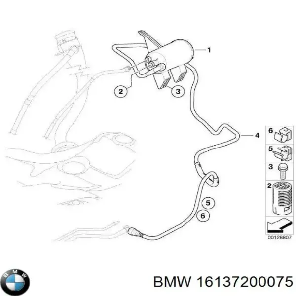 16137200075 BMW паливний фільтр - купити онлайн в Україні