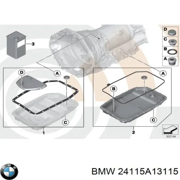 24115A13115 BMW піддон акпп - купити онлайн в Україні