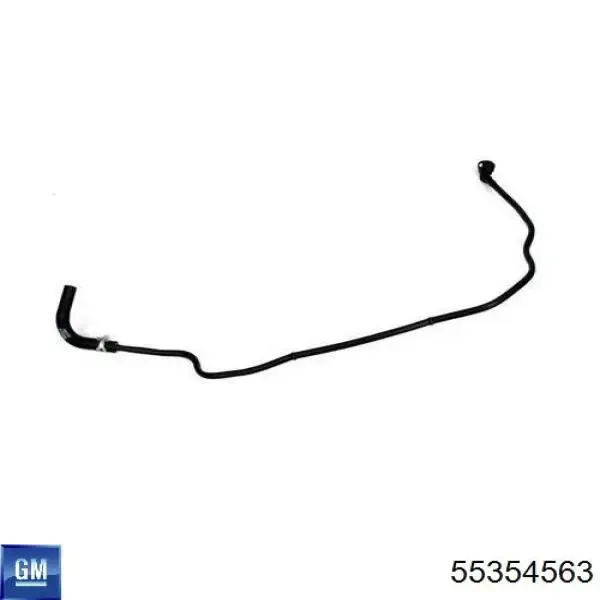55354563 General Motors шланг (патрубок обігріву дросельної заслінки ...