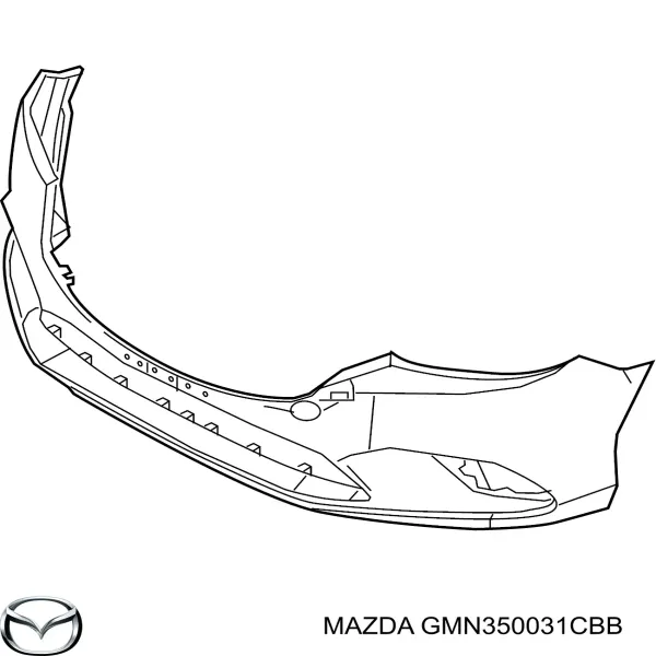 GMN350031CBB Mazda передній бампер - купити онлайн в Україні