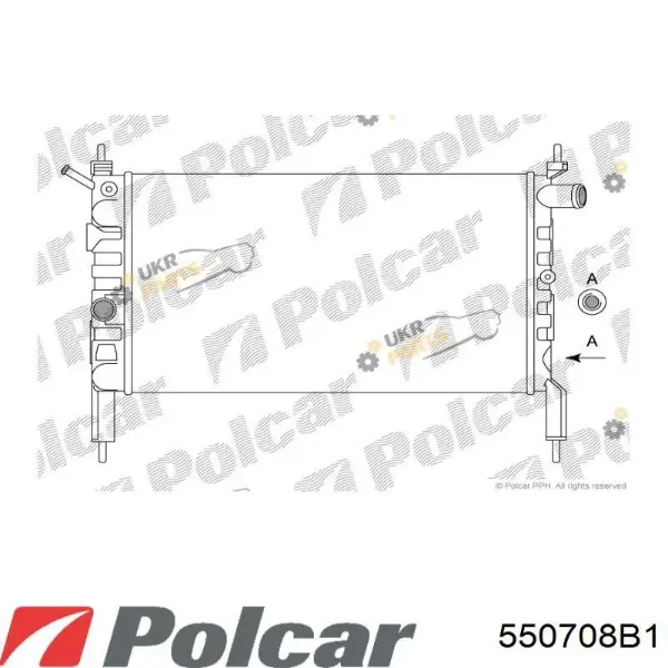 550708B1 Polcar радіатор - купити онлайн в Україні