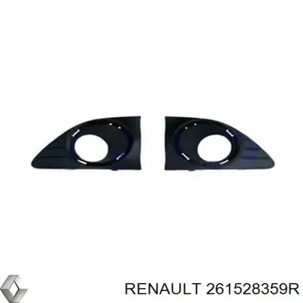 261528359R Renault (RVI) заглушка/ решітка протитуманних фар бампера ...