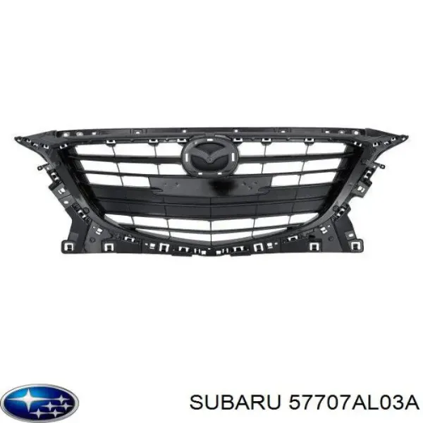 57707AL03A Subaru кронштейн бампера переднього, зовнішній лівий ...