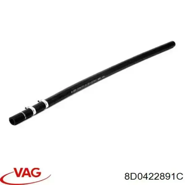 8D0422891C VAG шланг гпк, низького тиску, від радіатора до бачка ...
